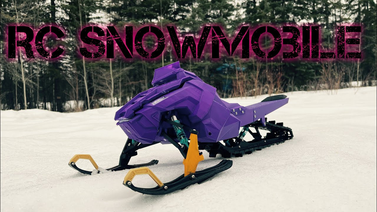 Speed Test!! (RC snowmobiles) - YouTube