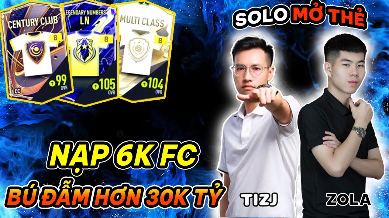 CHỈ NẠP 6K FC NHƯNG BÚ ĐẪM HƠN 30K TỶ VÀ MÀN SOLO MỞ THẺ ĐỈNH CAO VỚI ...