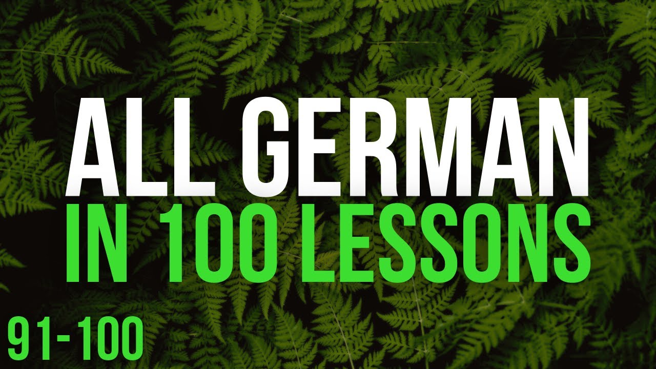 All German in 100 Lessons. Learn German . Most important German phrases ...