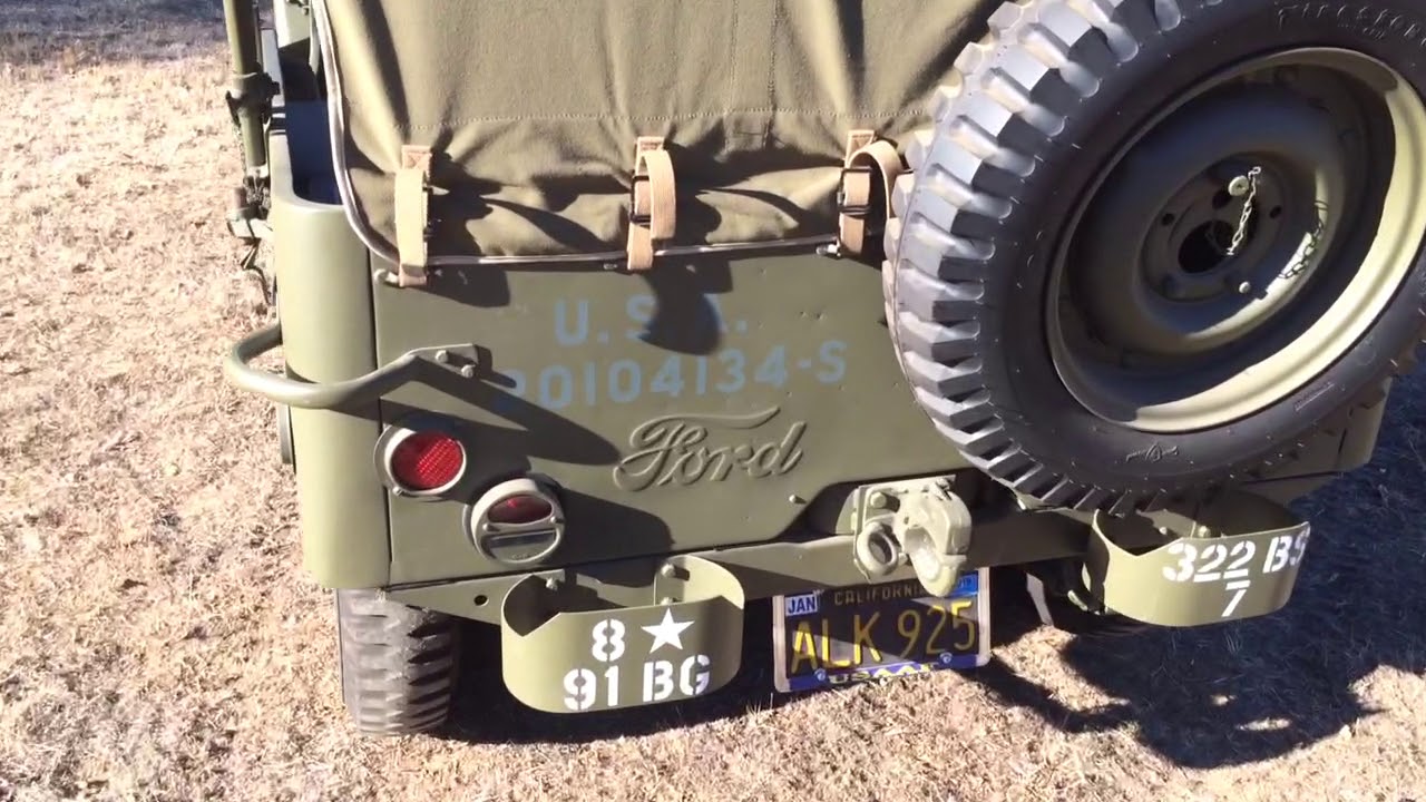 1942 Ford GPW Walkaround - YouTube