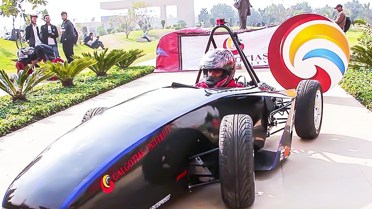 Galgotia University Greater Noida introduces FORMULA RACING CAR # ...