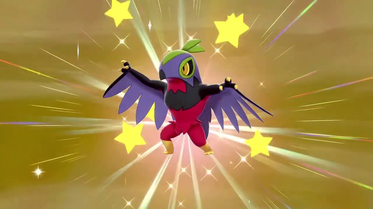 Shiny Hawlucha 584 eggs Pokémon Sword and Shield - YouTube
