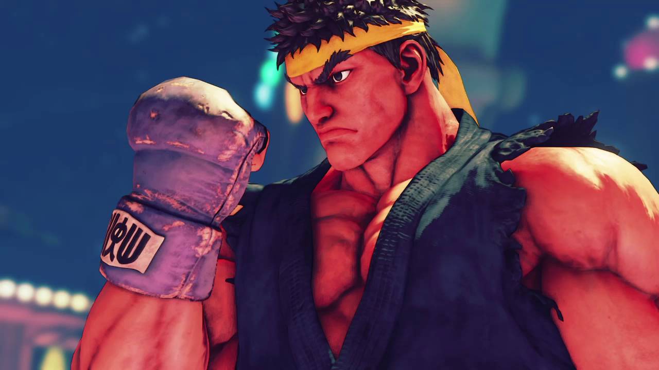 STREET FIGHTER V Ryu guard breaker into denjin hadoken - YouTube