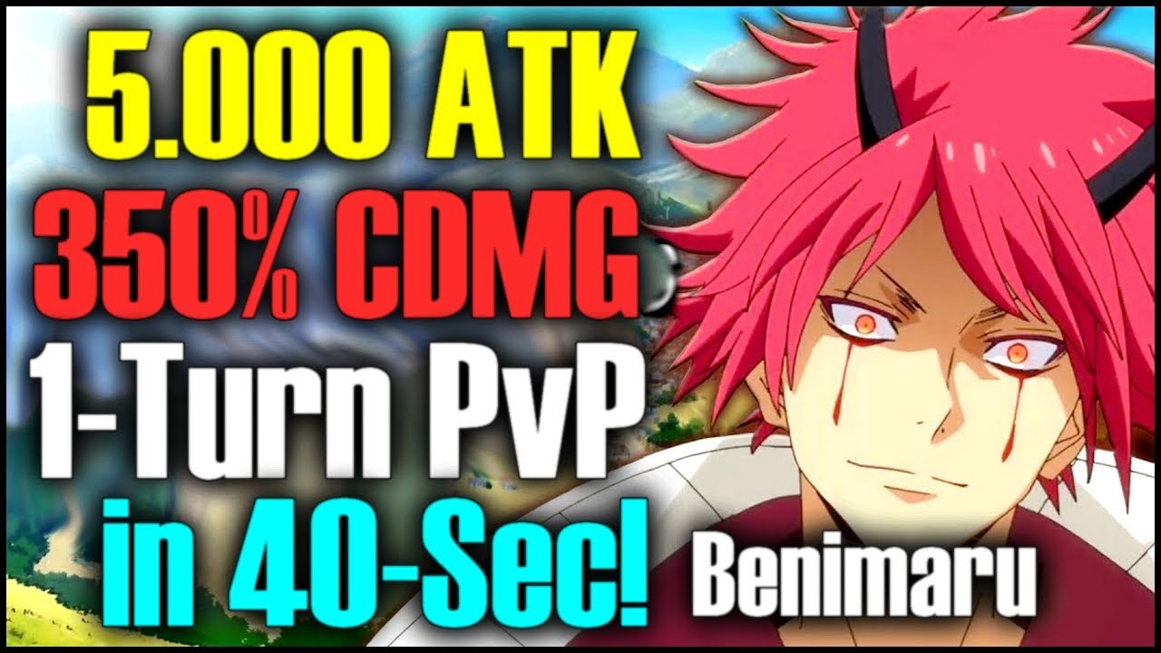 WTF! 5k ATK & 350% CDMG Benimaru 1-Turn Kill PvP in 40 Seconds!! - YouTube