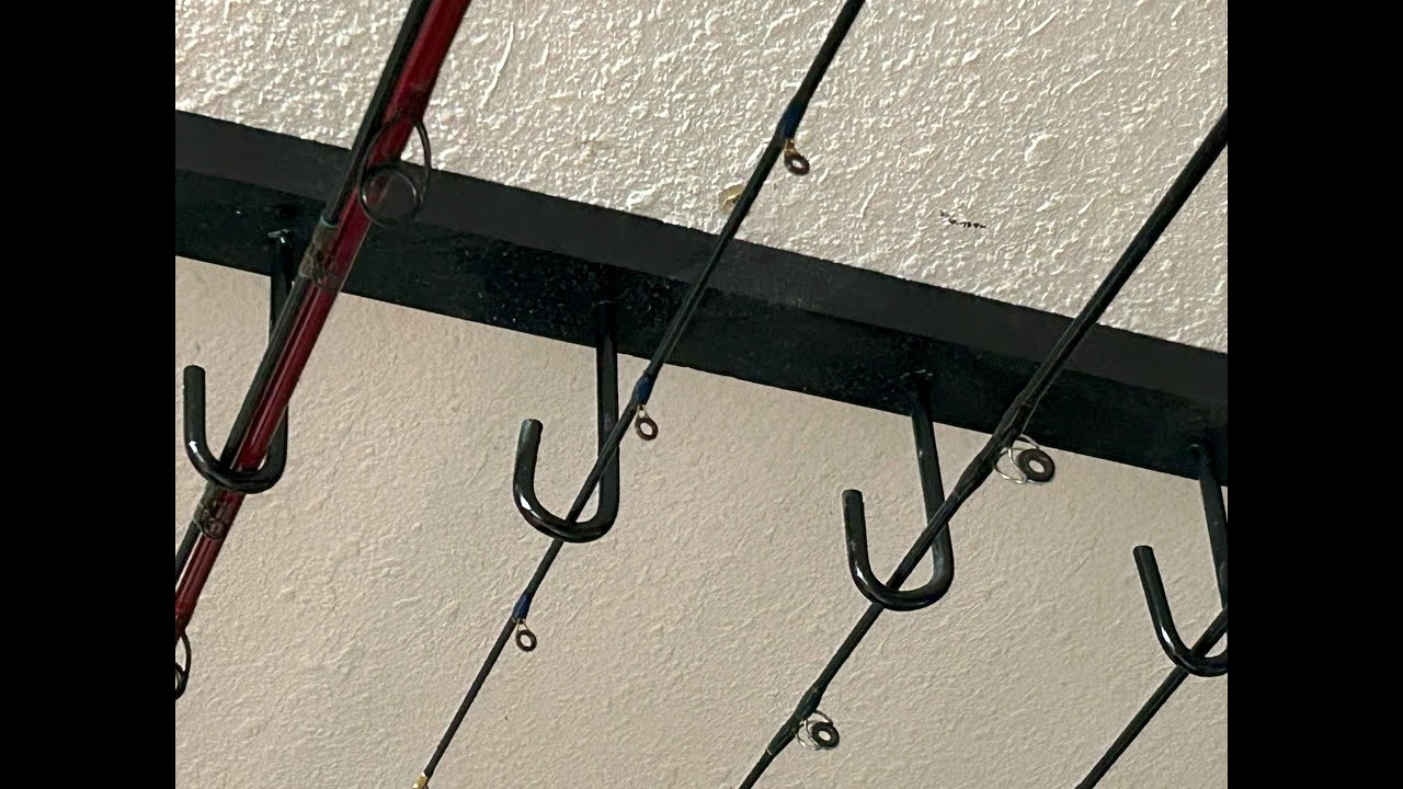 Making Hooks For Rod Racks -- Young Martin's Reels - YouTube