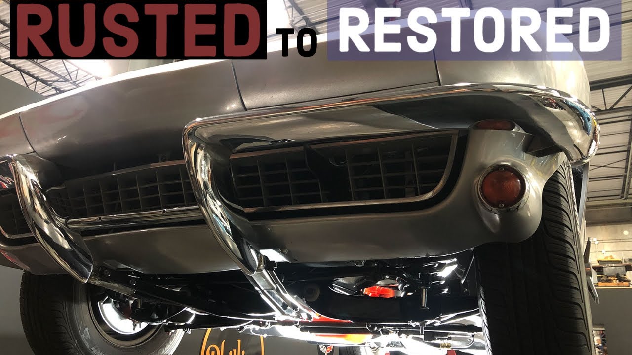 Rusted Corvette Frame Off Chassis Restoration Complete - From Shameful ...
