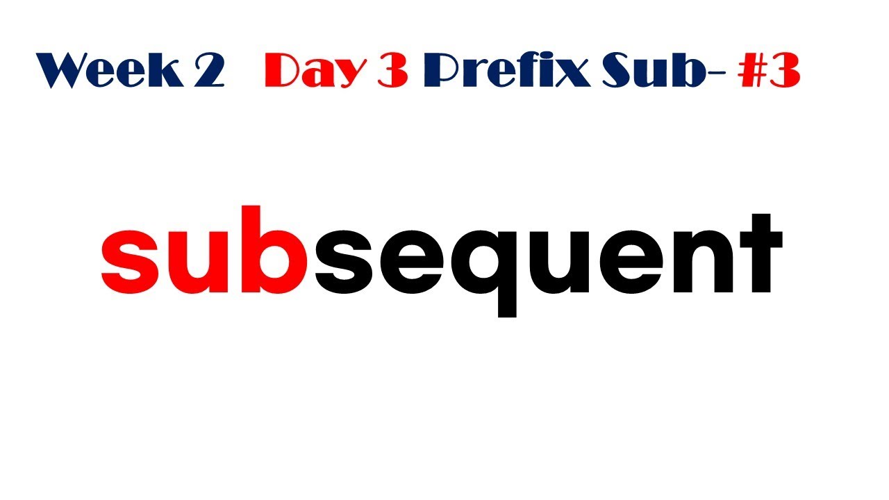 [영어단어] subsequent 뜻+문장+유의어+반의어[달콤영어][DCE] - YouTube