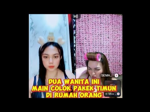 DUA WANITA INI MAIN COLOK PAKEK TIMUN DI RUMAH ORANG DAN SANGAT BERUTAL SEKALI 