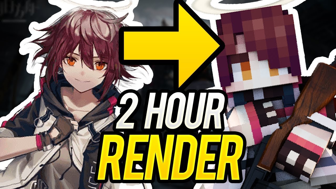 Arknights BUT in Minecraft - 2 Hour Render Challenge - YouTube