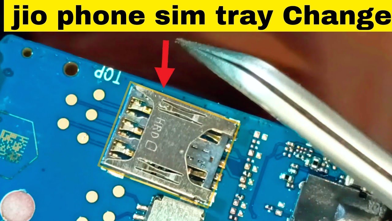 jio phone sim tray change jio phone sim tray replacement - YouTube