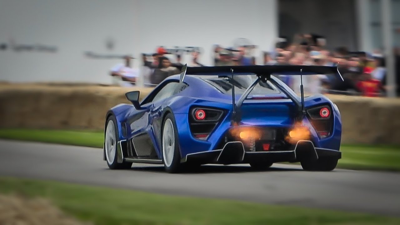 Zenvo Tsr-s and Pagani Huayra BC Goodwood festival of speed (Fos) - YouTube