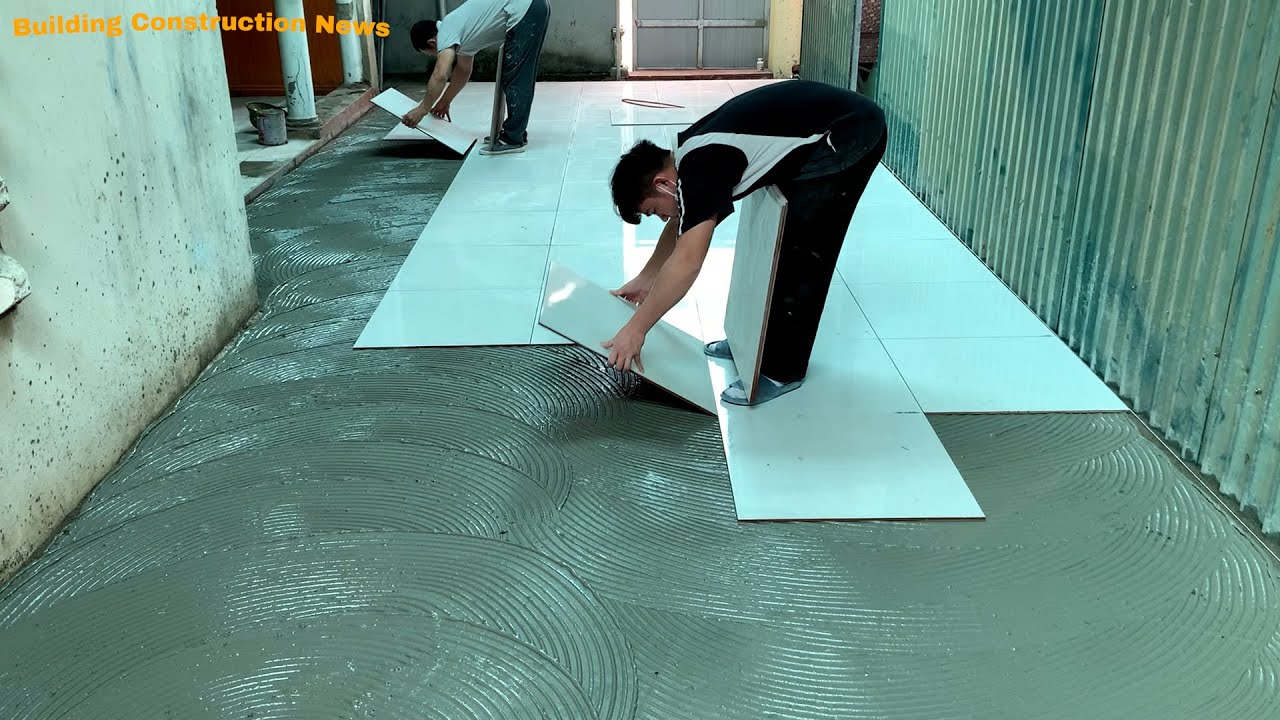 How To Build A Small Indoor Playground With Ceramic Tiles From ...