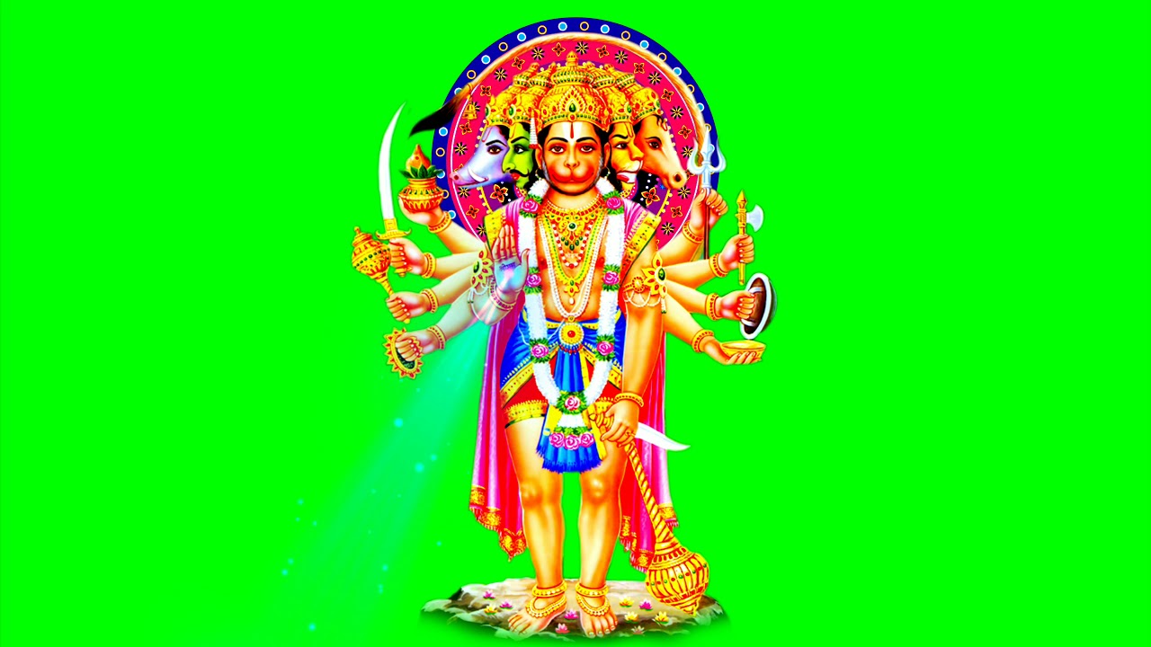 hanuman green screen video animation / green screen hanuman / hanuman ...