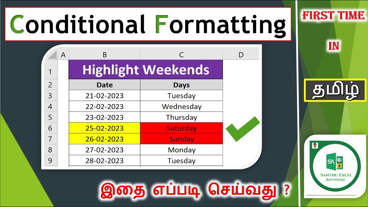 Highlight Weekends By Conditional Formatting In Excel How To Create Highlight Weekends By Conditional Formatting In Excel How To Create