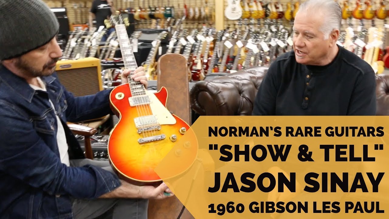 Norm's "Show and Tell" with Jason Sinay's 1960 Gibson Les Paul Cherry ...
