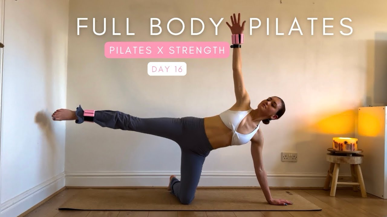 20 MIN FULL BODY PILATES | Pilates x Strength Workout 16 | at home ...