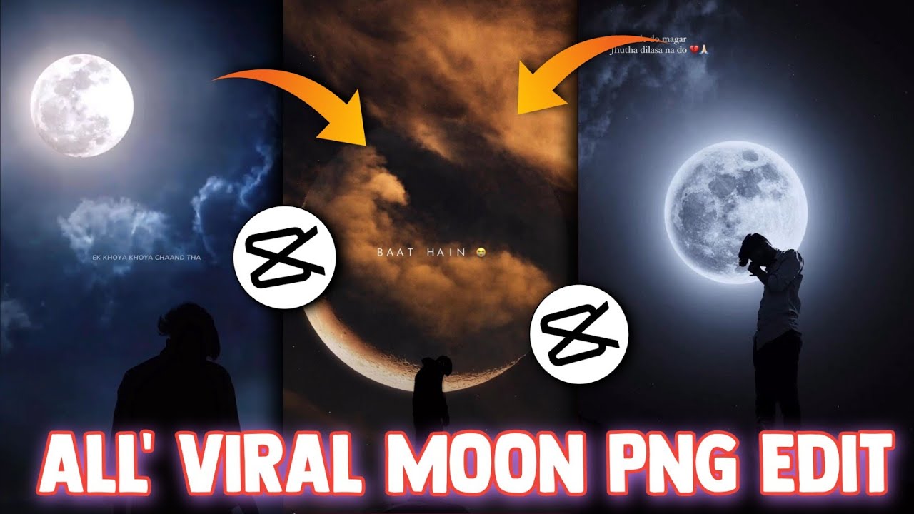 Trending Moon +Blinking Light Effect Video Editing | Trending MOON ...