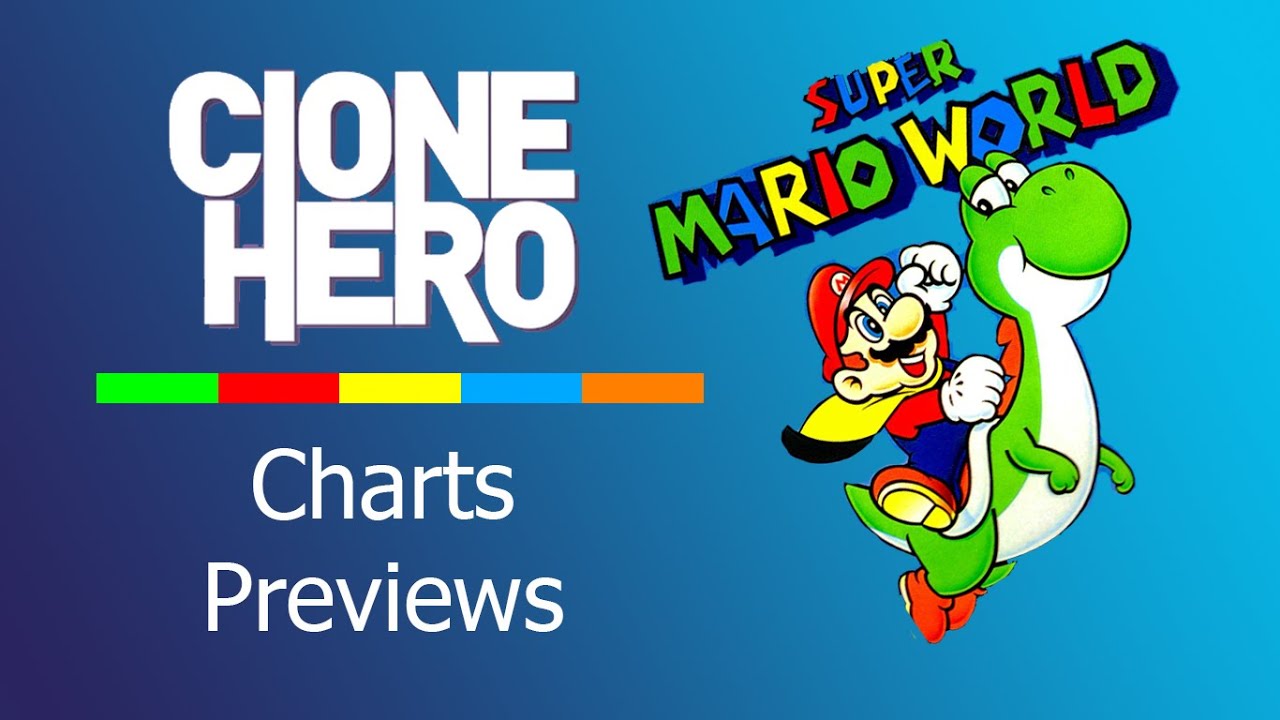 Super Mario World Piano Medley | Clone Hero Chart Preview + Download ...
