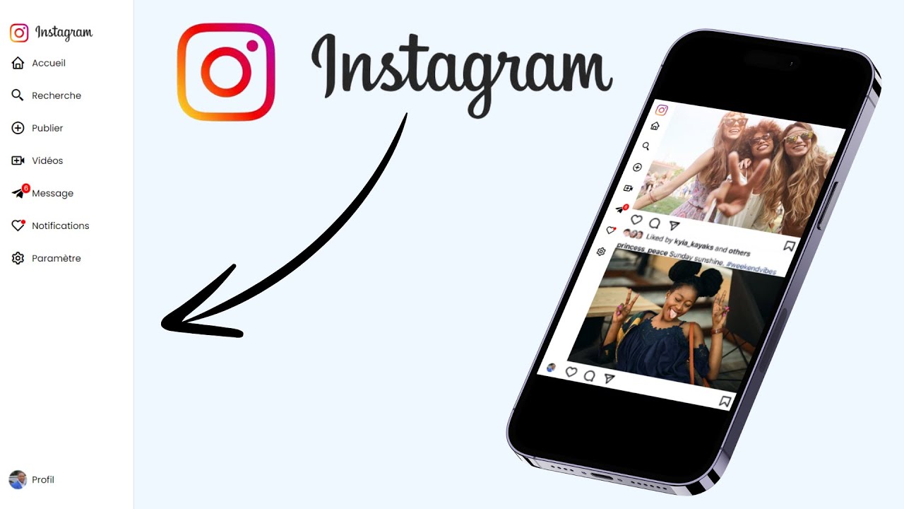 📱Comment Concevoir un Menu Instagram Responsive🌐| HTML & CSS - YouTube