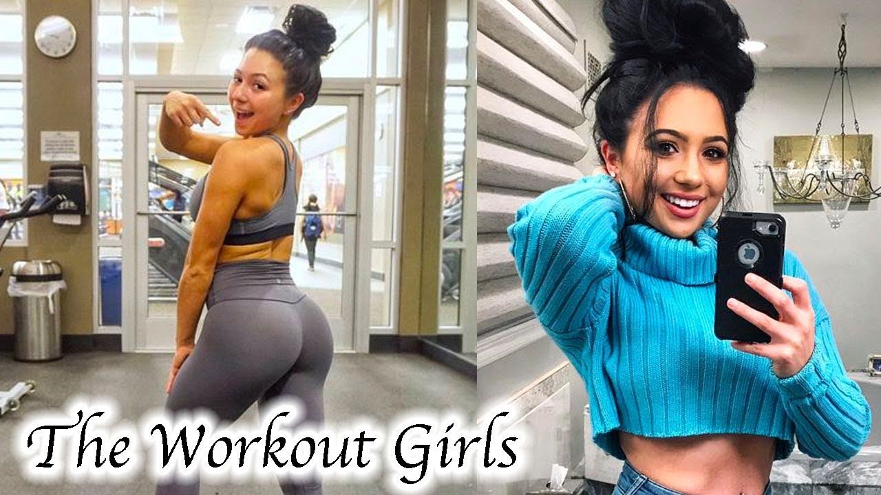 The Workout Girl | Beautiful woman muscle training - YouTube