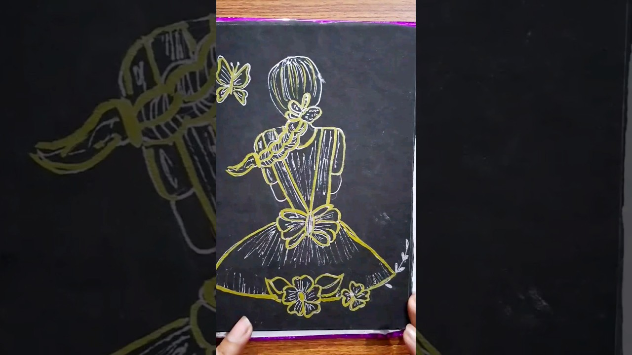 How to draw a girl easily. Draw a girl Stepwise. #drawing # ...