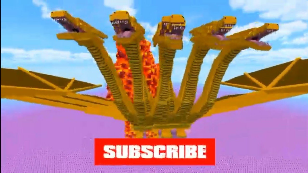 Burning Godzilla Vs 12 Ghidorah in Minecraft WhatsApp Status - YouTube