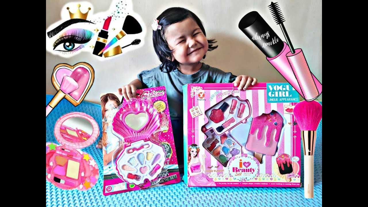 Mainan make up ||mainan makeup anak perempuan||tata rias wajah||belajar ...