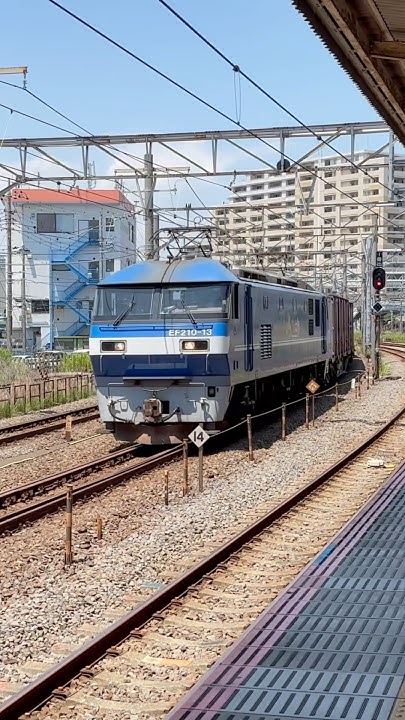 🟦EF210 13 [岡] ＋コキ - YouTube