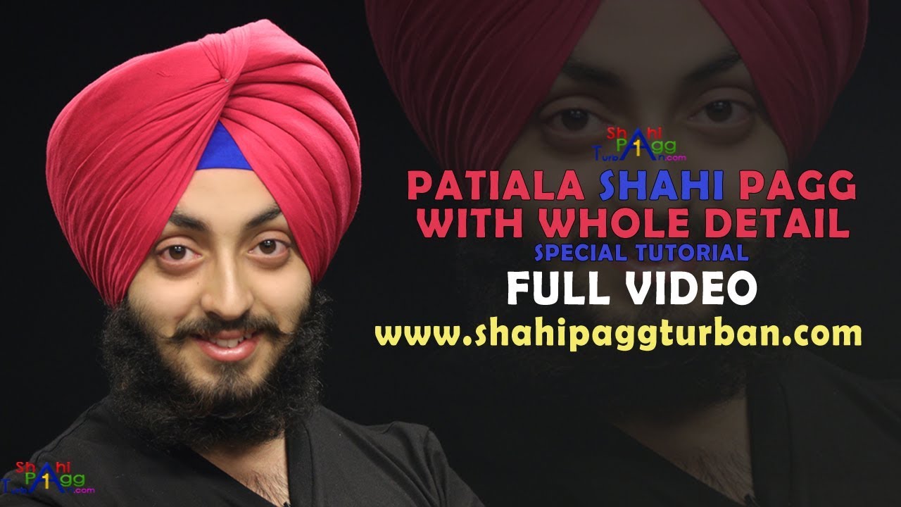 PATIALA SHAHI PAGG | WITH WHOLE DETAIL | SPECIAL TUTORIAL - YouTube