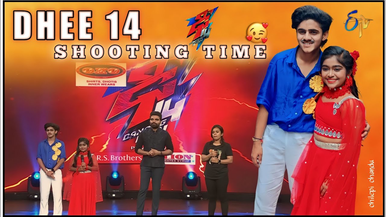 #vlog9 | Dhee 14 Dancing Icon Shooting Time 😍 | Chilepi Chandu ...
