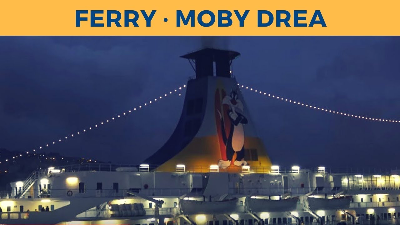 Departure of ferry MOBY DREA in Genova (Moby Lines) - YouTube