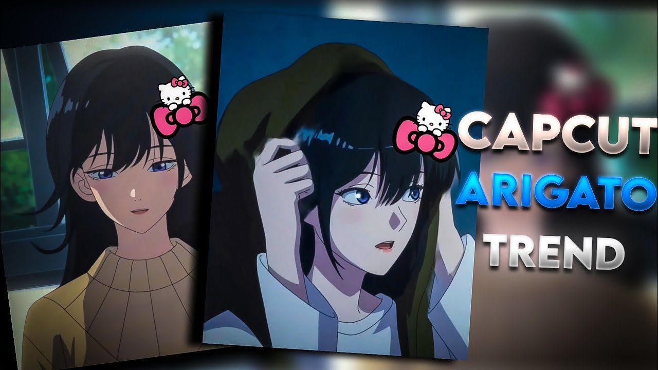 Arigato 🎀💀 tiktok trend | Capcut tutorial - YouTube