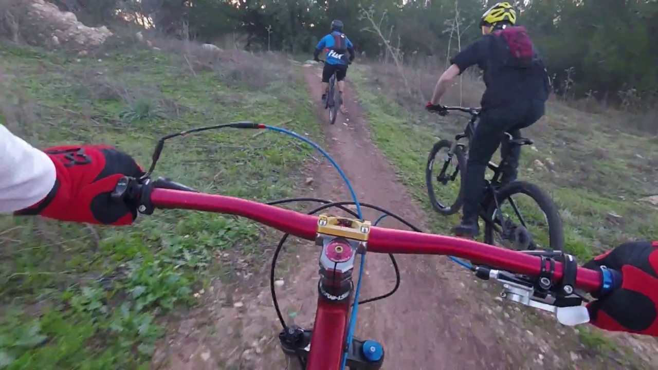 MTB Ben Shemen Israel Crash and race 2017 01 20 GOPRO HERO 5 SESSION בן שמן - YouTube