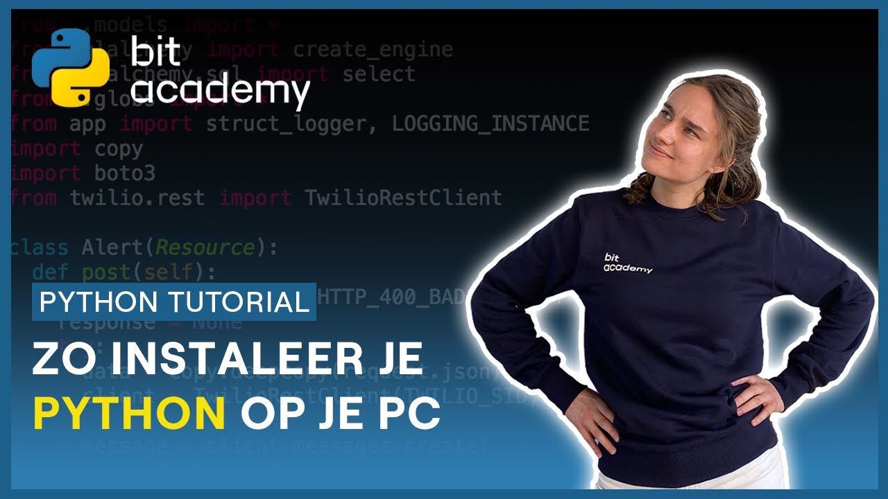 Python Tutorial - Hoe installeer ik Python op Windows 11 - YouTube