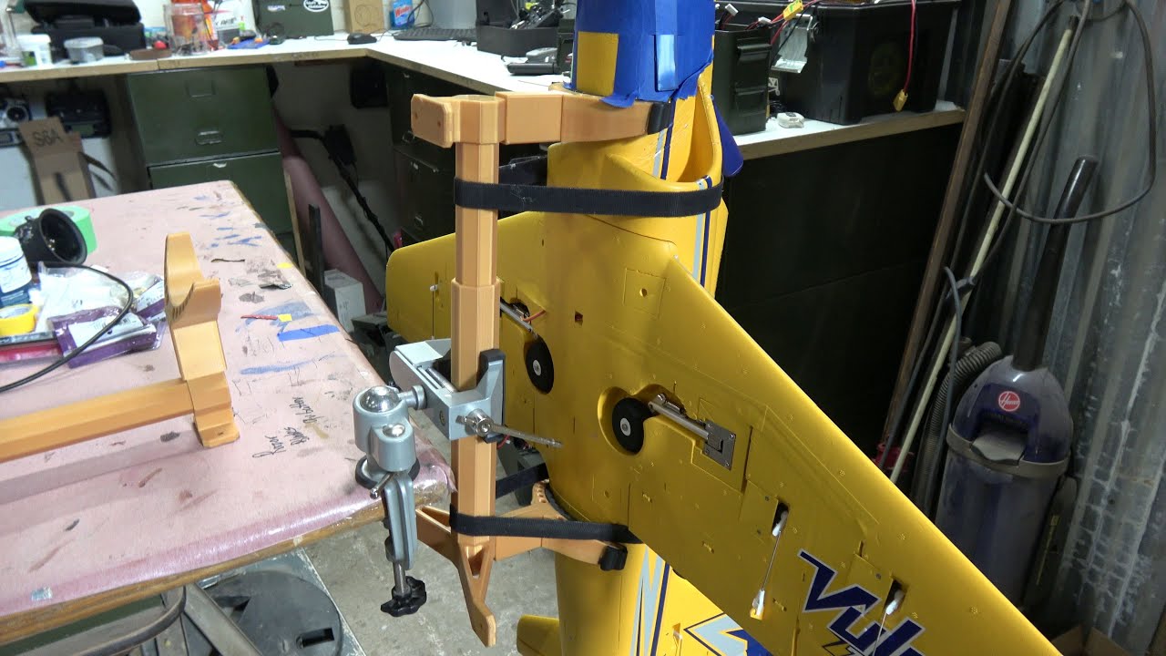 20230729 3d Printed RC Airplane Work Stand - YouTube