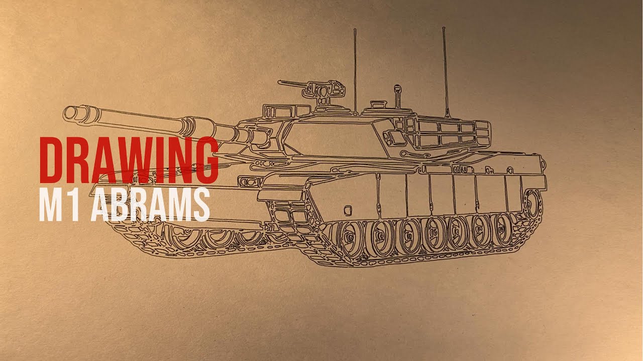 Drawing the M1 Abrams Tank – U.S. Military Power on Paper! ️🇺🇸 - YouTube