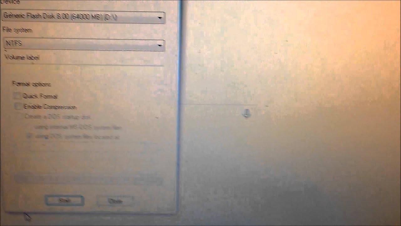 Formate une cle USB NTFS en FAT32 sous Windows 7 avec HP USB Disk ...