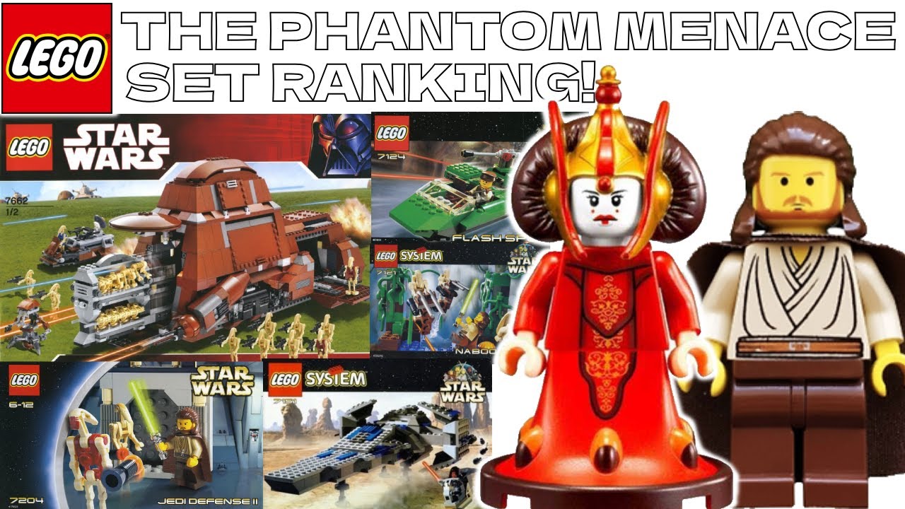 Every Lego Star Wars The Phantom Menace Set Ranked! - YouTube