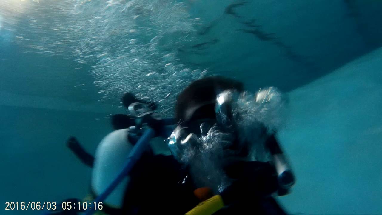 Scuba diving practice - YouTube