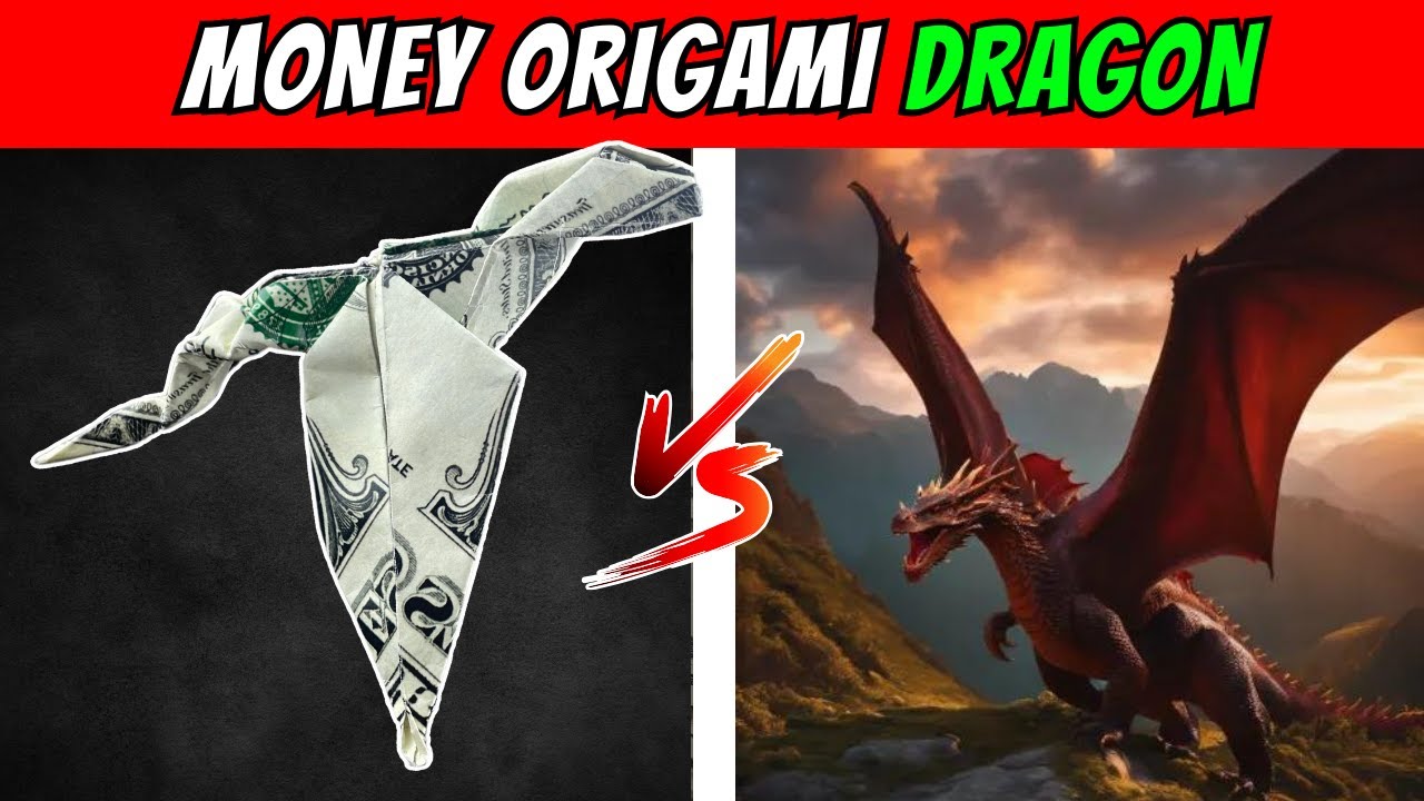 Majestic Money Origami Dragon | Perfect Gift Idea! - YouTube