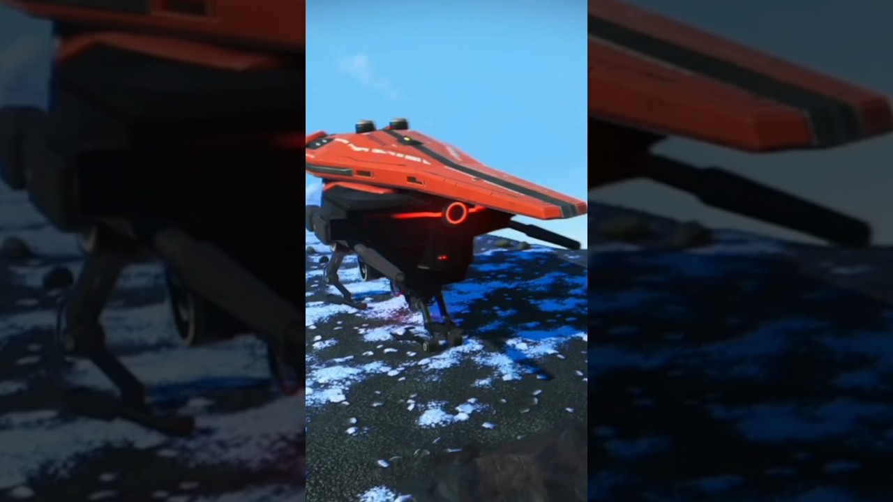Red pod exotic interceptor in no man's sky #nomanssky #nms - YouTube
