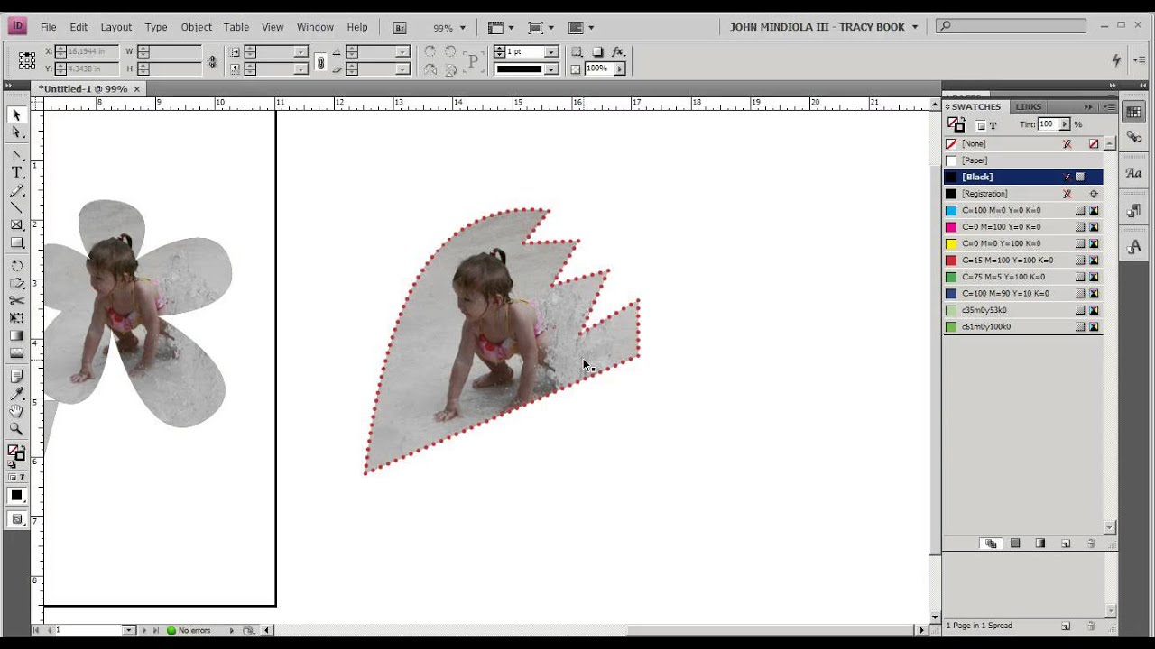 Indesign + Illustrator Image Masking #indesign #illustrator #custom # ...