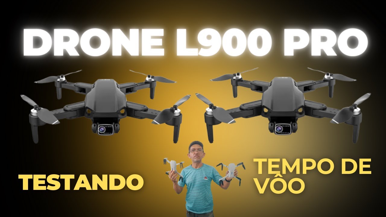 drone l900 pro fui testar o tempo de vôo dele - YouTube