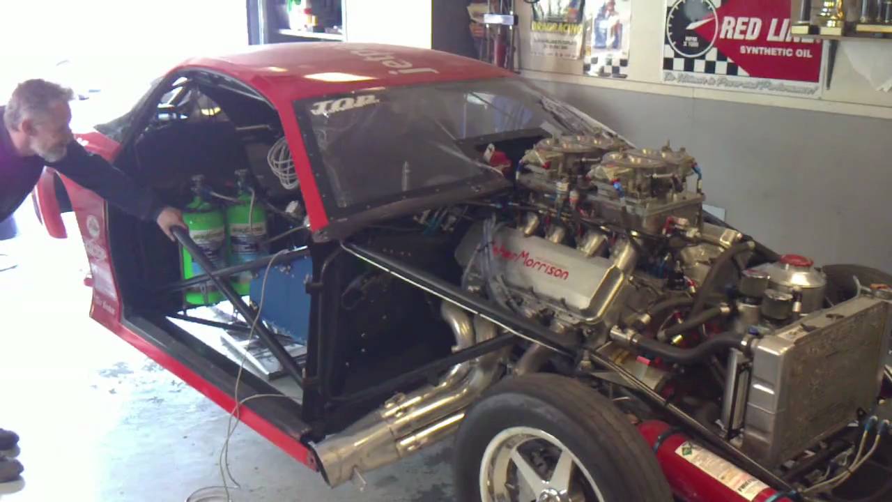SH Racing nitrous test Reher Morrison 780" - YouTube