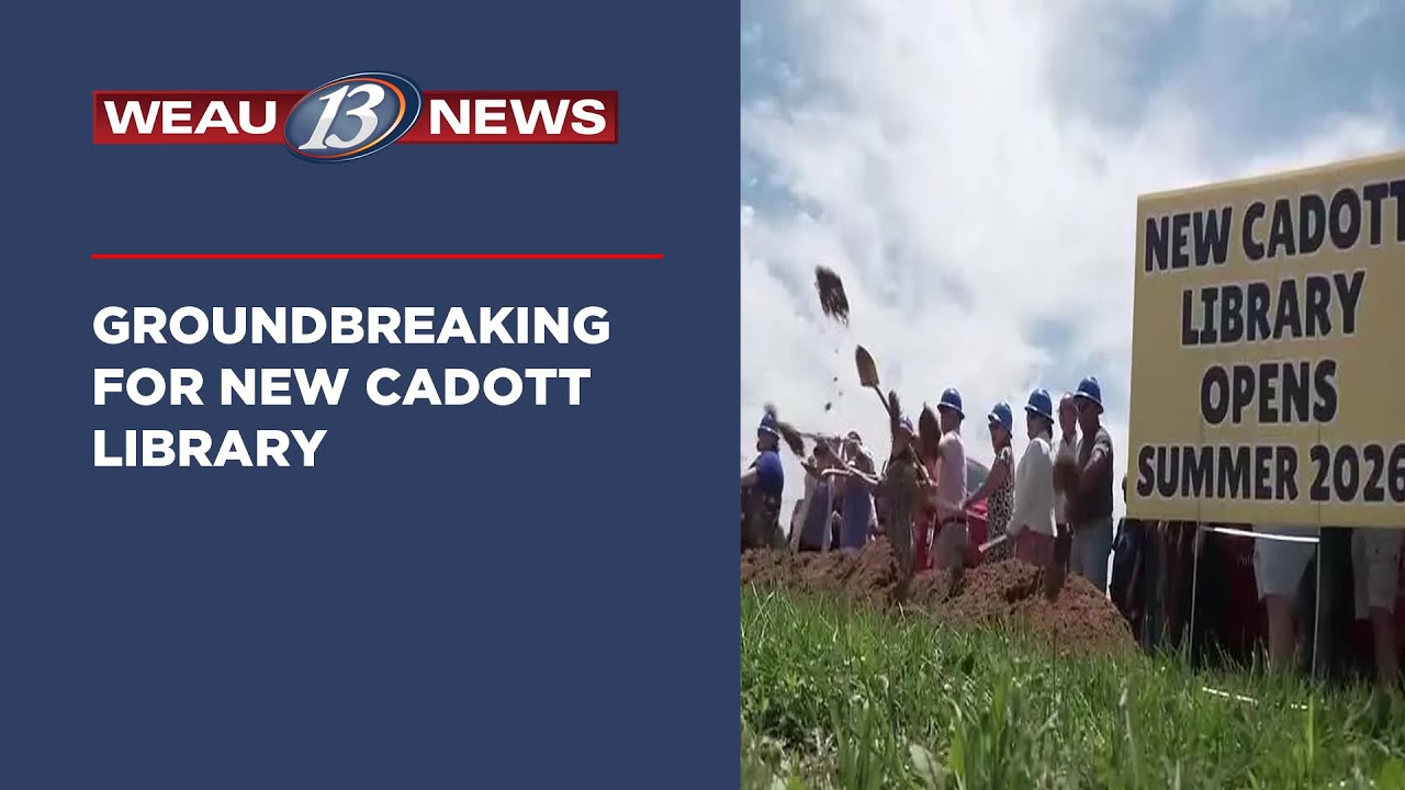 Groundbreaking for New Cadott Library - YouTube