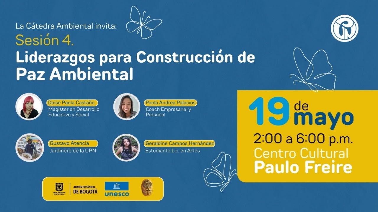 Liderazgos para la construcción de paz ambiental - YouTube