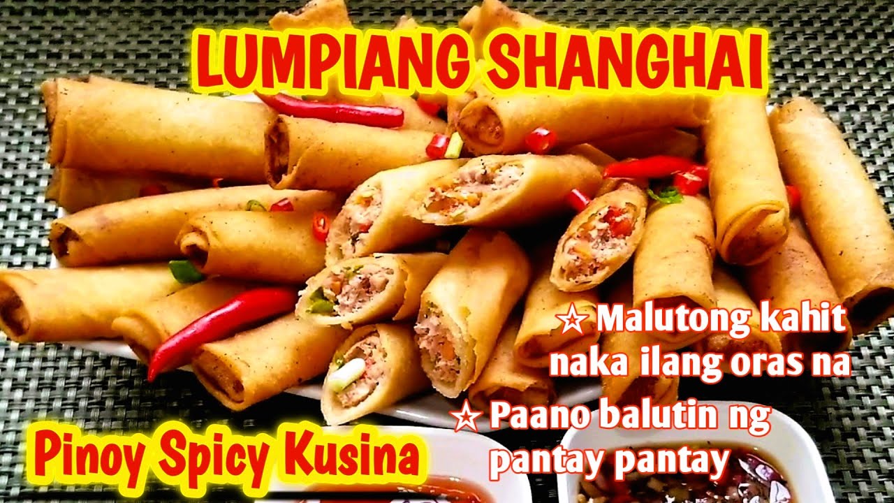 Delicious Lumpia Recipe | Pork Spring Rolls Filipino Style - YouTube
