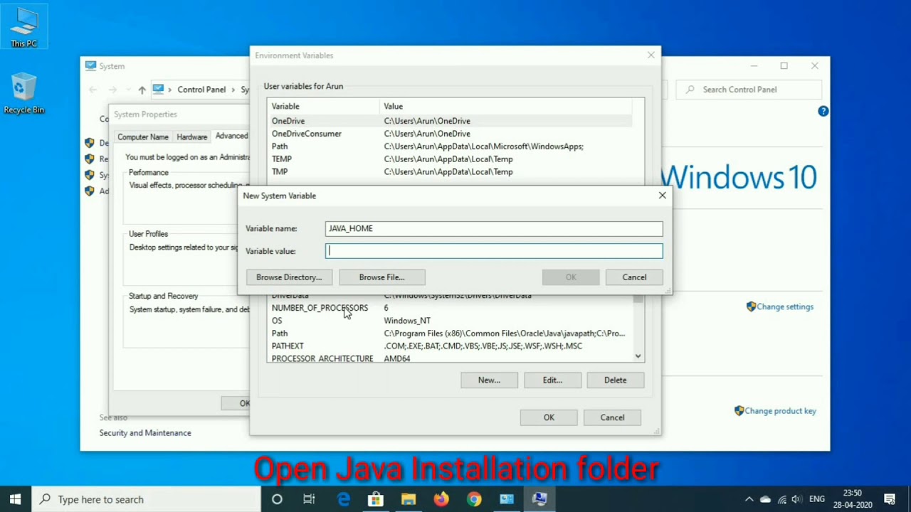 How To Set JAVA HOME Environment Variable On Windows YouTube How To Set JAVA HOME Environment Variable On Windows YouTube