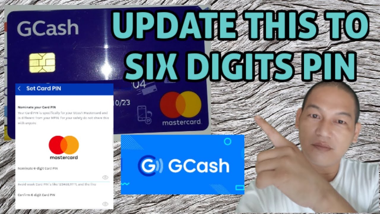 HOW TO UPDATE GCASH MASTERCARD ATM CARD TO 6 DIGIT PIN | GCASH CARD NEW ...
