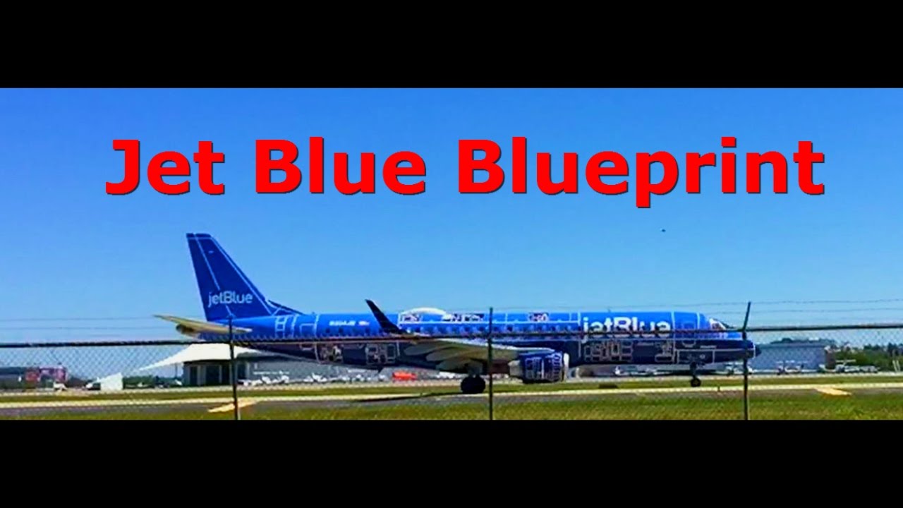 Plane Spotting the Jet Blue Blueprint Embraer 190 at Tampa - YouTube